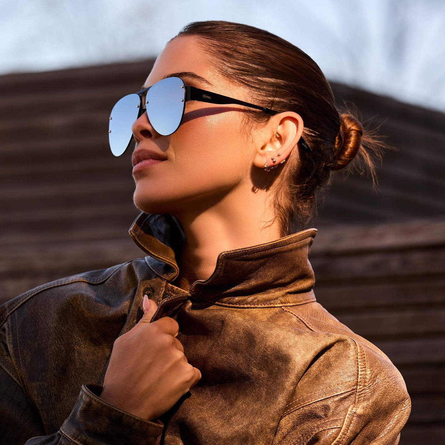 917 Black Shiny Mirror Sunglasses – Chelsea Pacifica