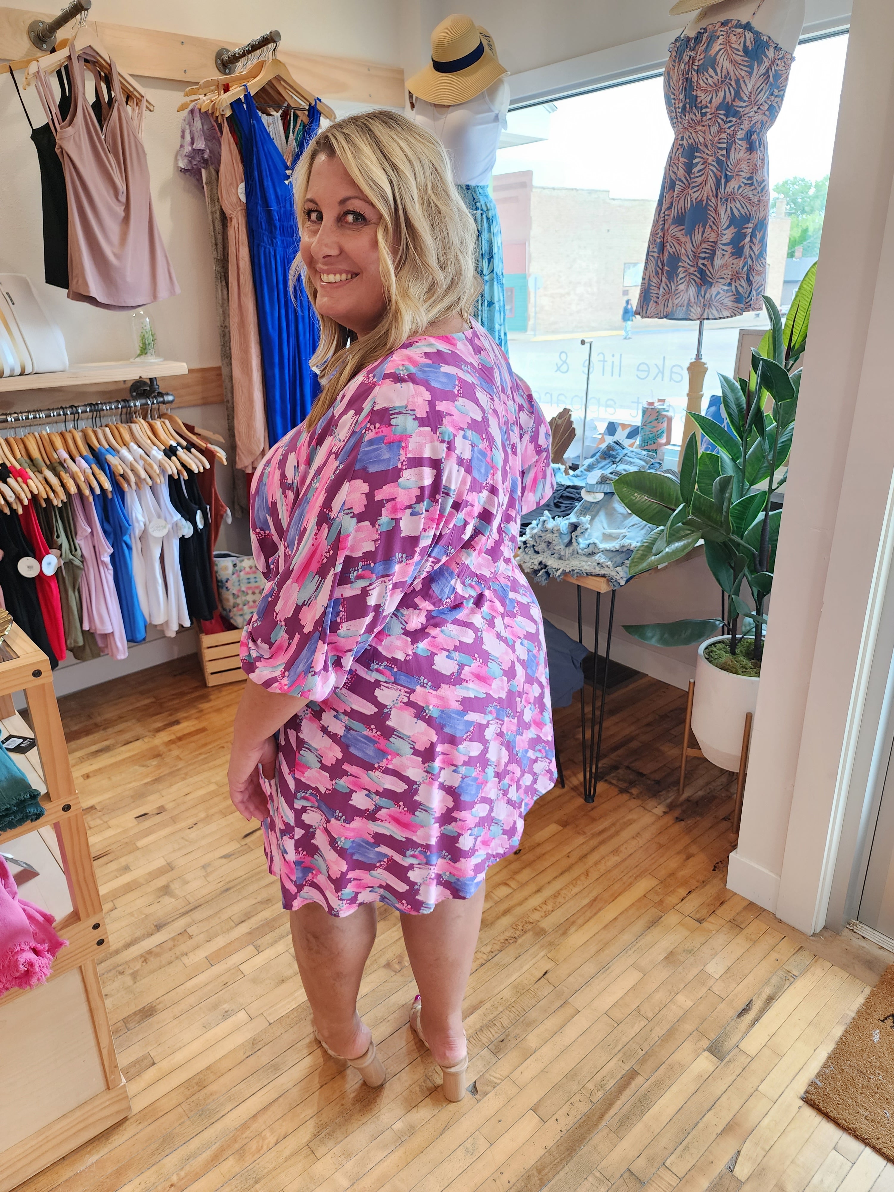 Magenta Multi Dress – Chelsea Pacifica