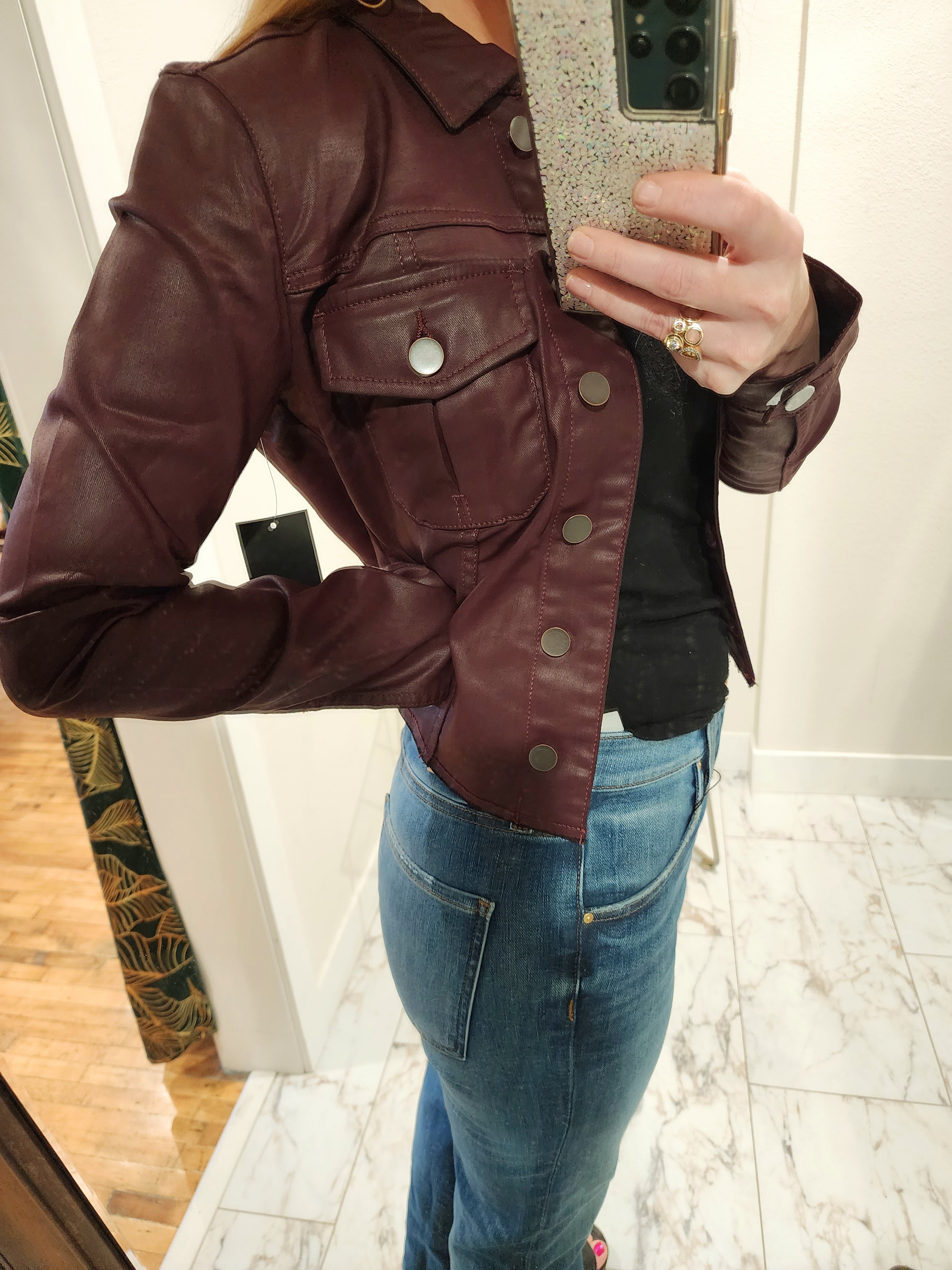 Kara Coated Jacket – Chelsea Pacifica
