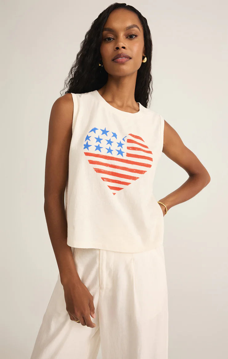 Stars & Stripes Muscle Tank – Chelsea Pacifica