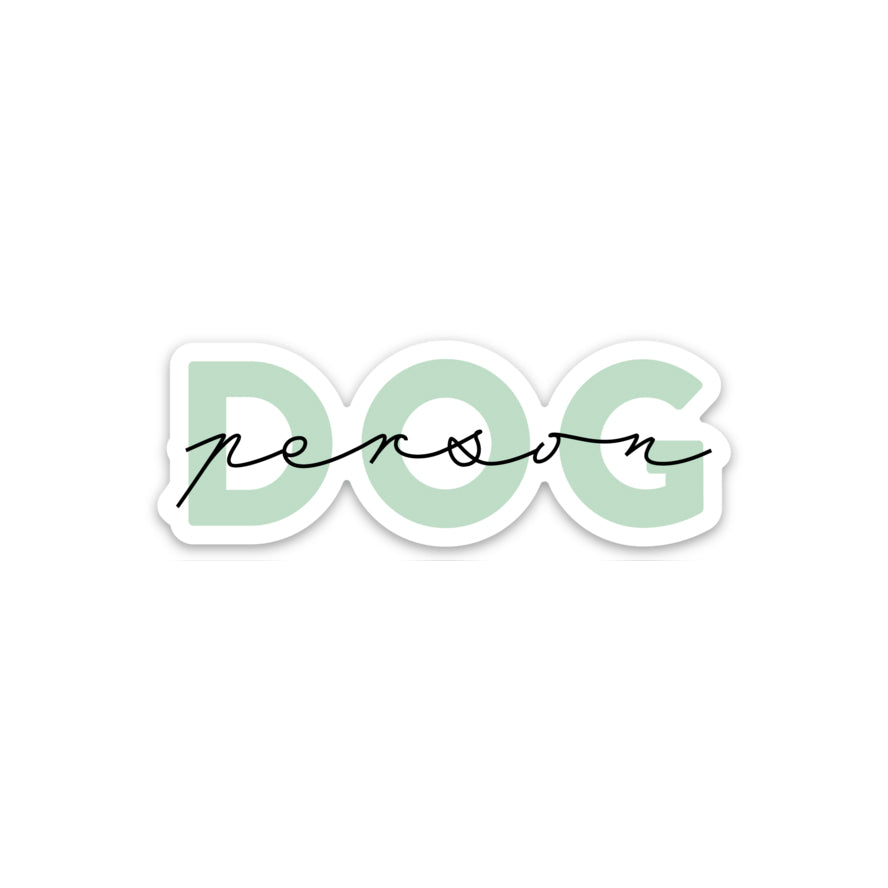 Dog Person Sticker – Chelsea Pacifica