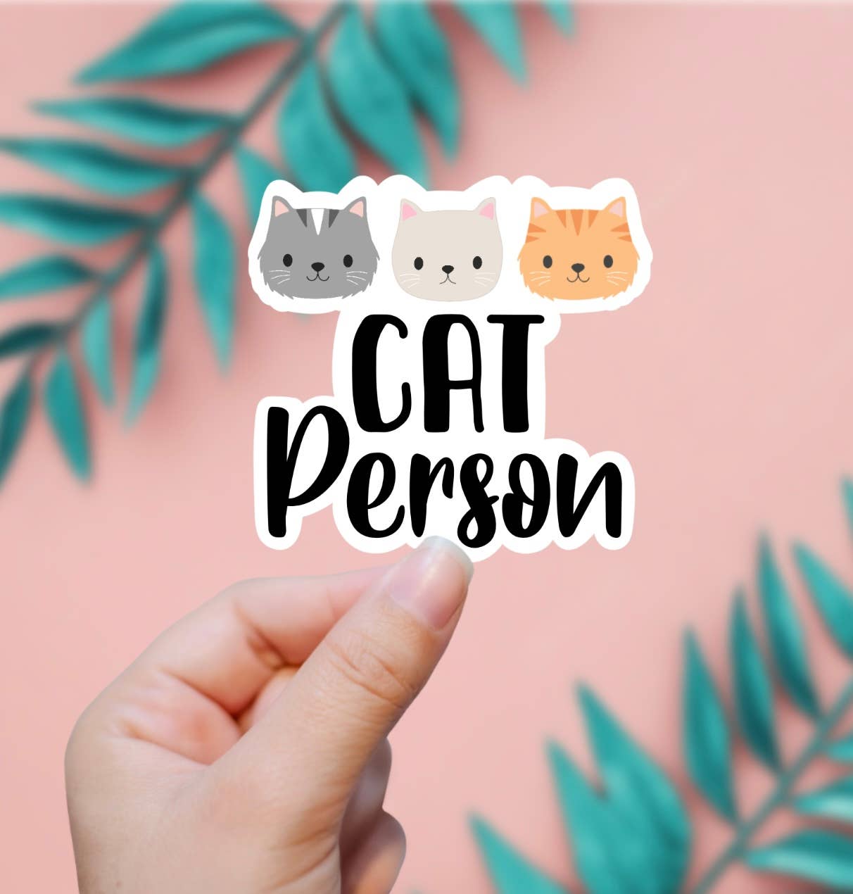 Cat Person Sticker – Chelsea Pacifica