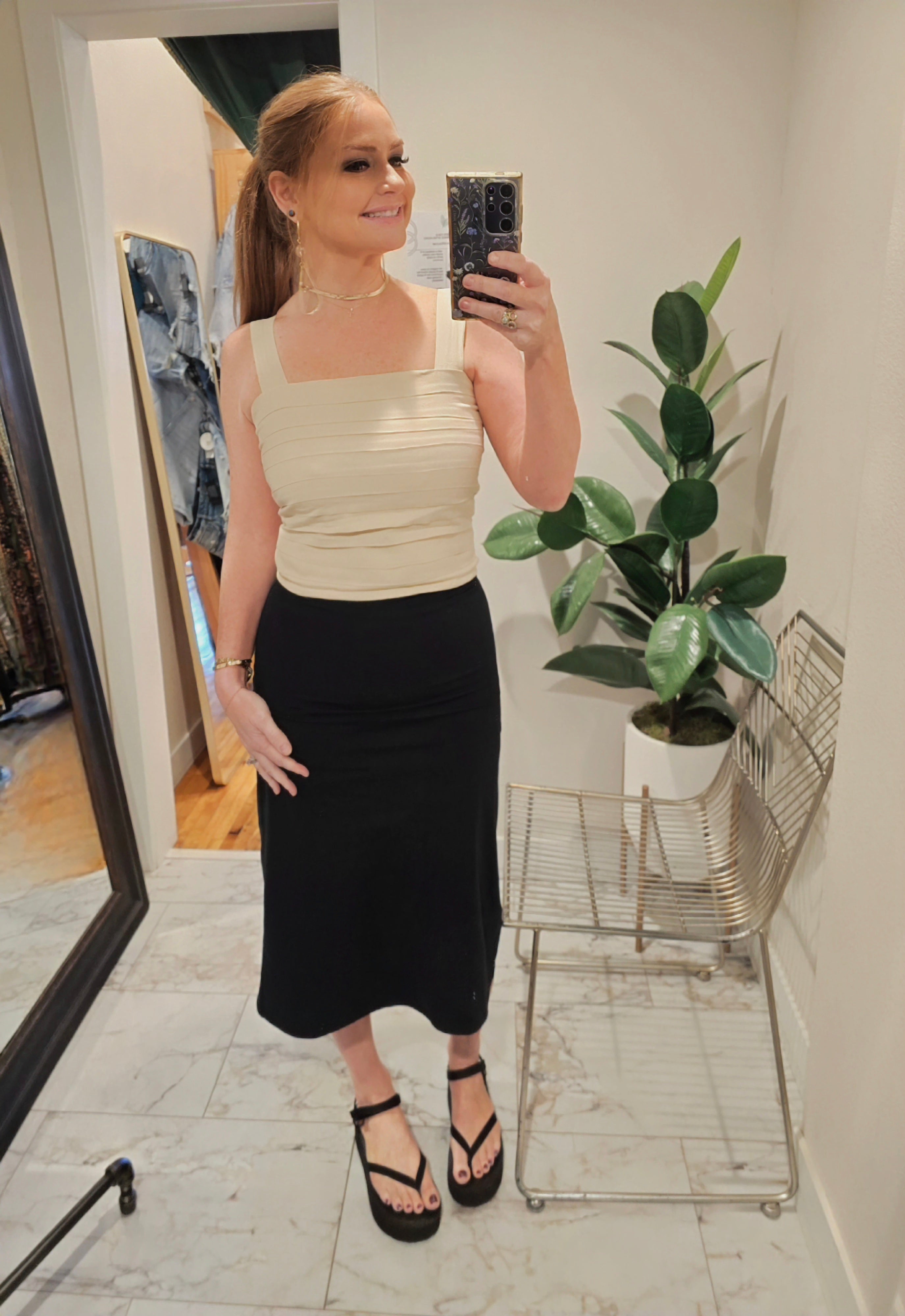 Nashy Top - Creamy – Chelsea Pacifica